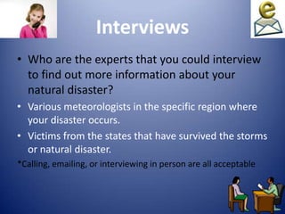 Pathfinder natural disasters | PPT