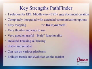 PathFinder EDI, middleware and document solution | PPTX