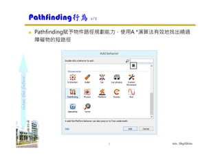 Construct2 Pathfinding behavior | PPT