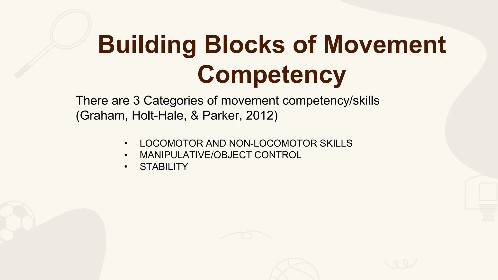 Movement competency, physical activities | PPTX