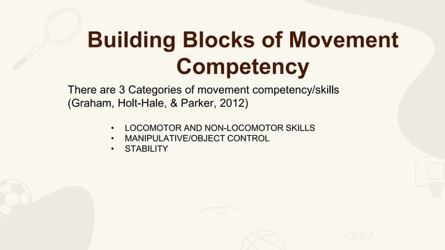 Movement competency, physical activities | PPTX