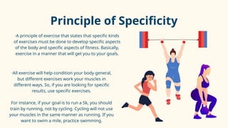 PATH FIT 1 principles of training and exercise | PPTX
