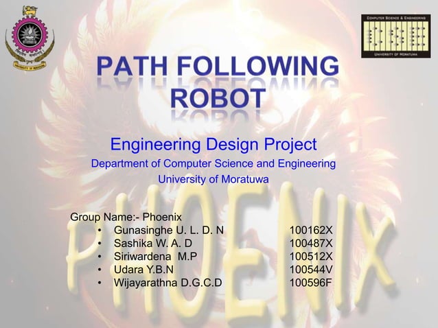 Path following robot | PPTX
