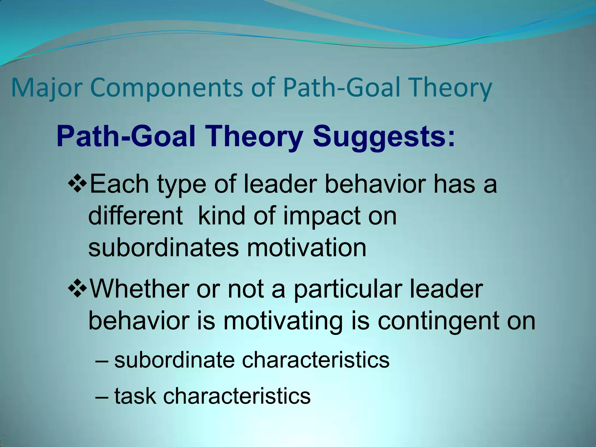 Path goal theory | PPTX