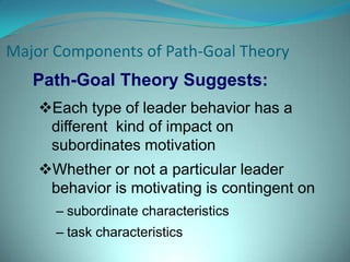 Path goal theory | PPTX
