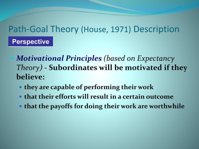 Path goal theory | PPTX
