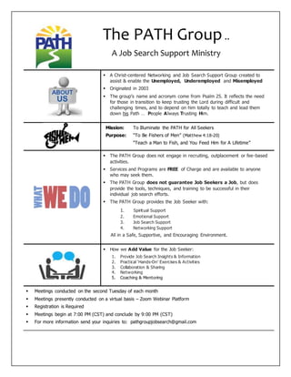 The PATH Group Introduction | PDF