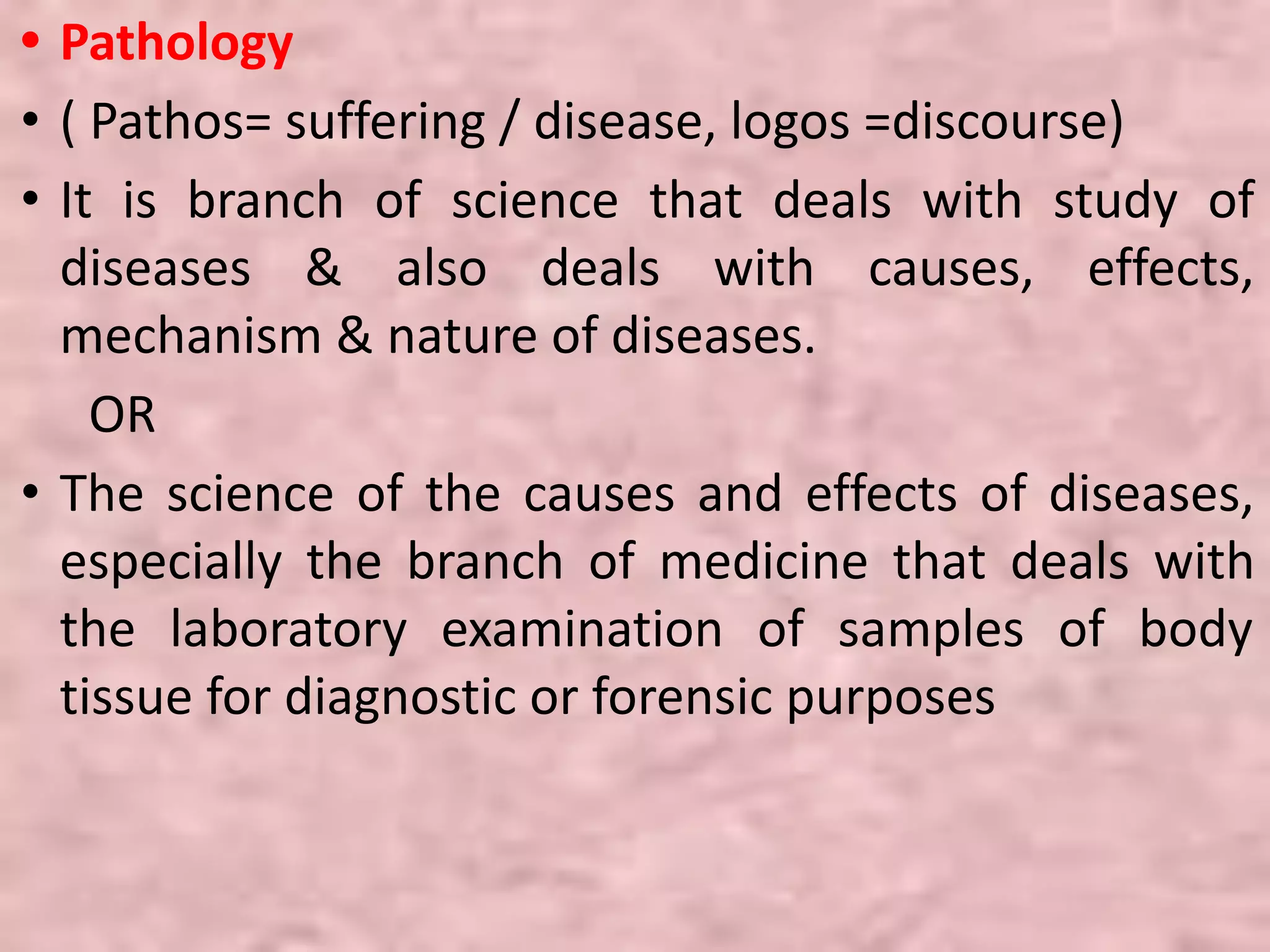 Pathology of Blood & Urine | PDF