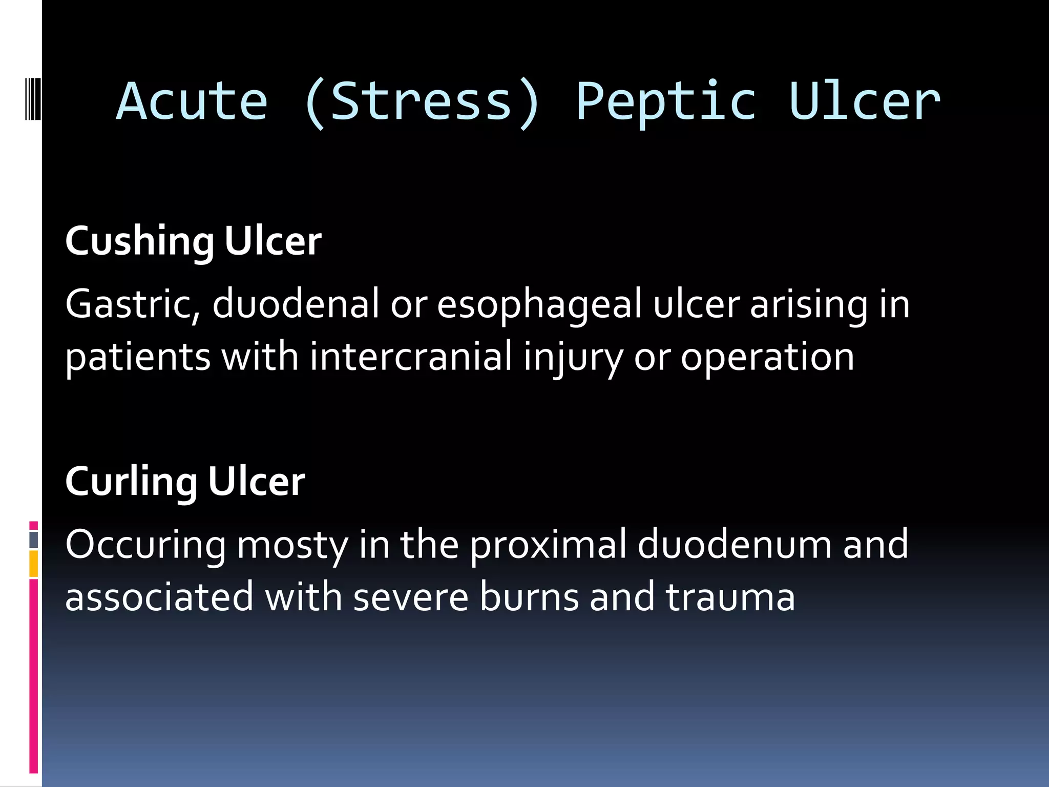 Pathology of Peptic Ulcer | PPTX
