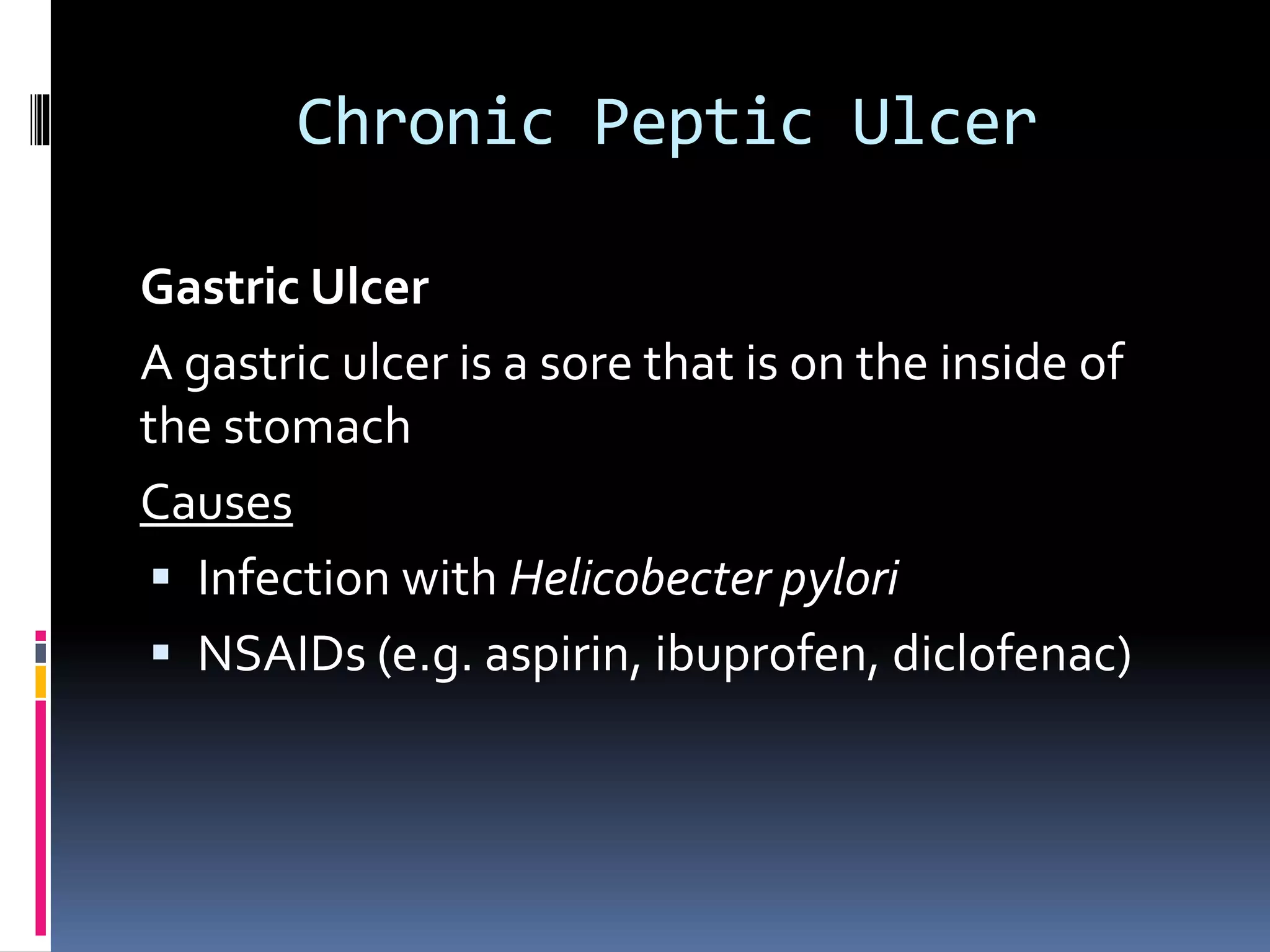 Pathology of Peptic Ulcer | PPTX