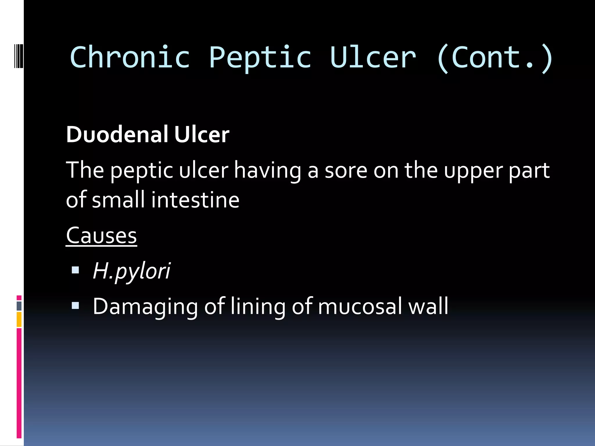 Pathology of Peptic Ulcer | PPTX