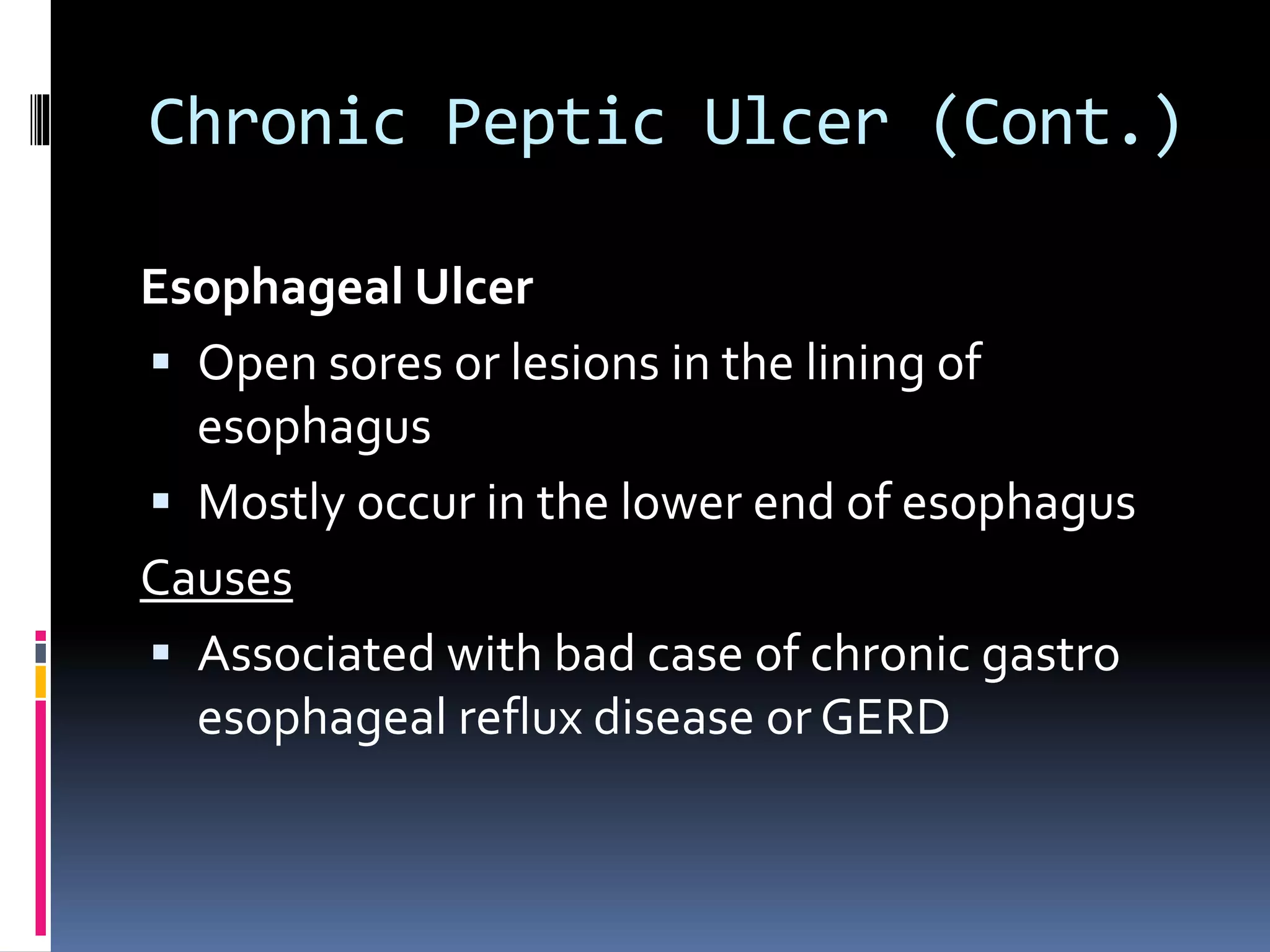 Pathology of Peptic Ulcer | PPTX
