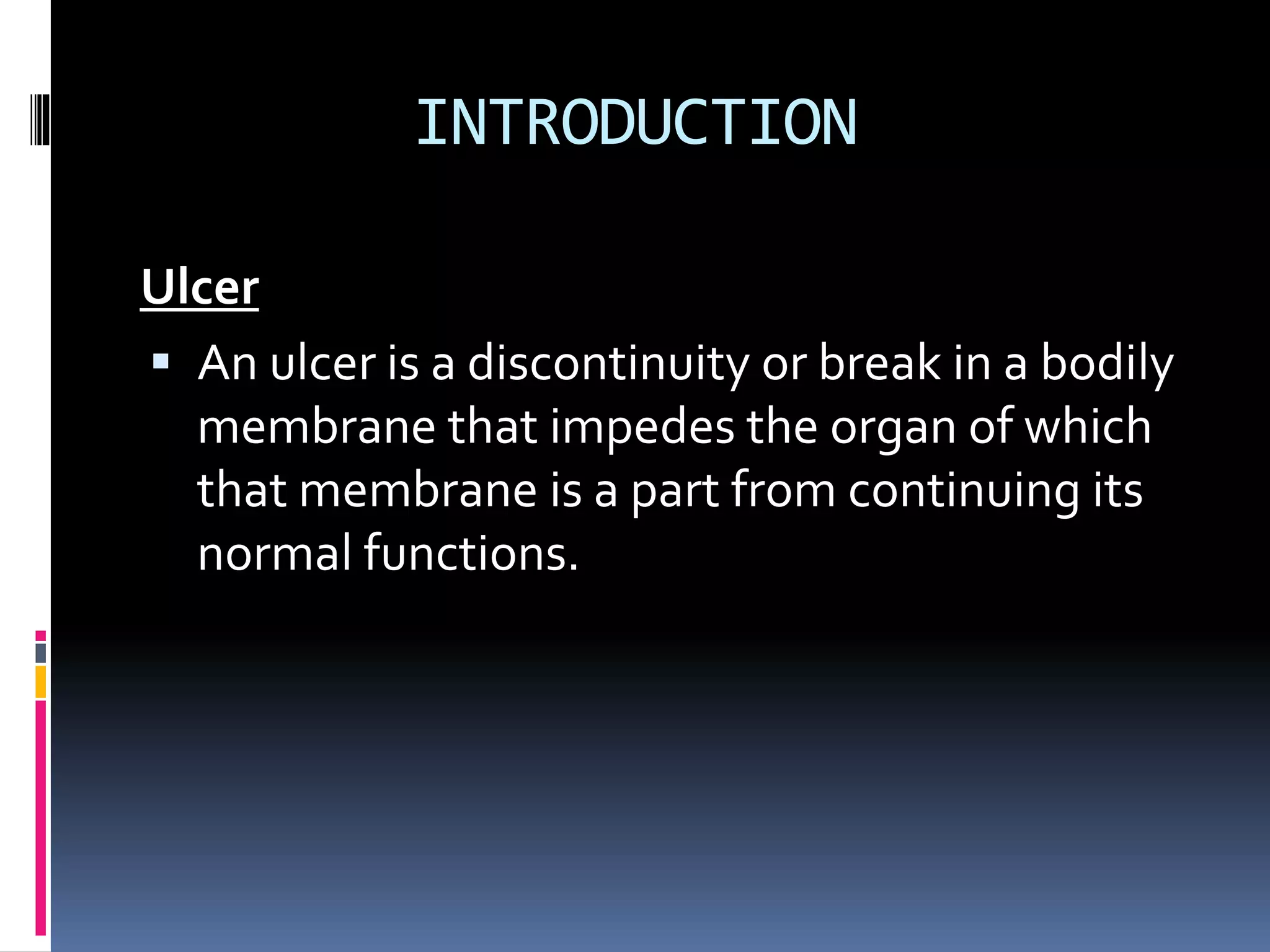 Pathology of Peptic Ulcer | PPTX | Digestive Disorders | Diseases and ...
