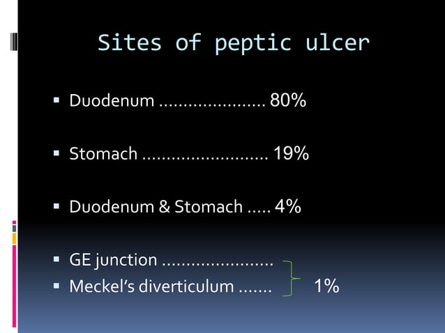 Pathology of Peptic Ulcer | PPTX | Digestive Disorders | Diseases and ...