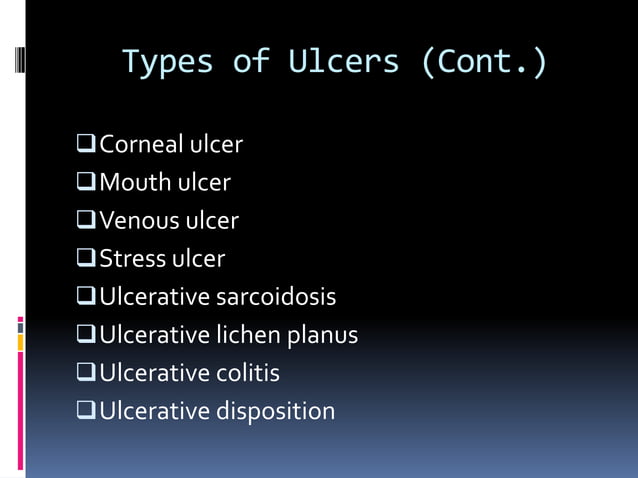 Pathology of Peptic Ulcer | PPTX | Digestive Disorders | Diseases and ...