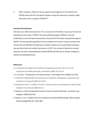 Patho phsiology of pdph | DOC