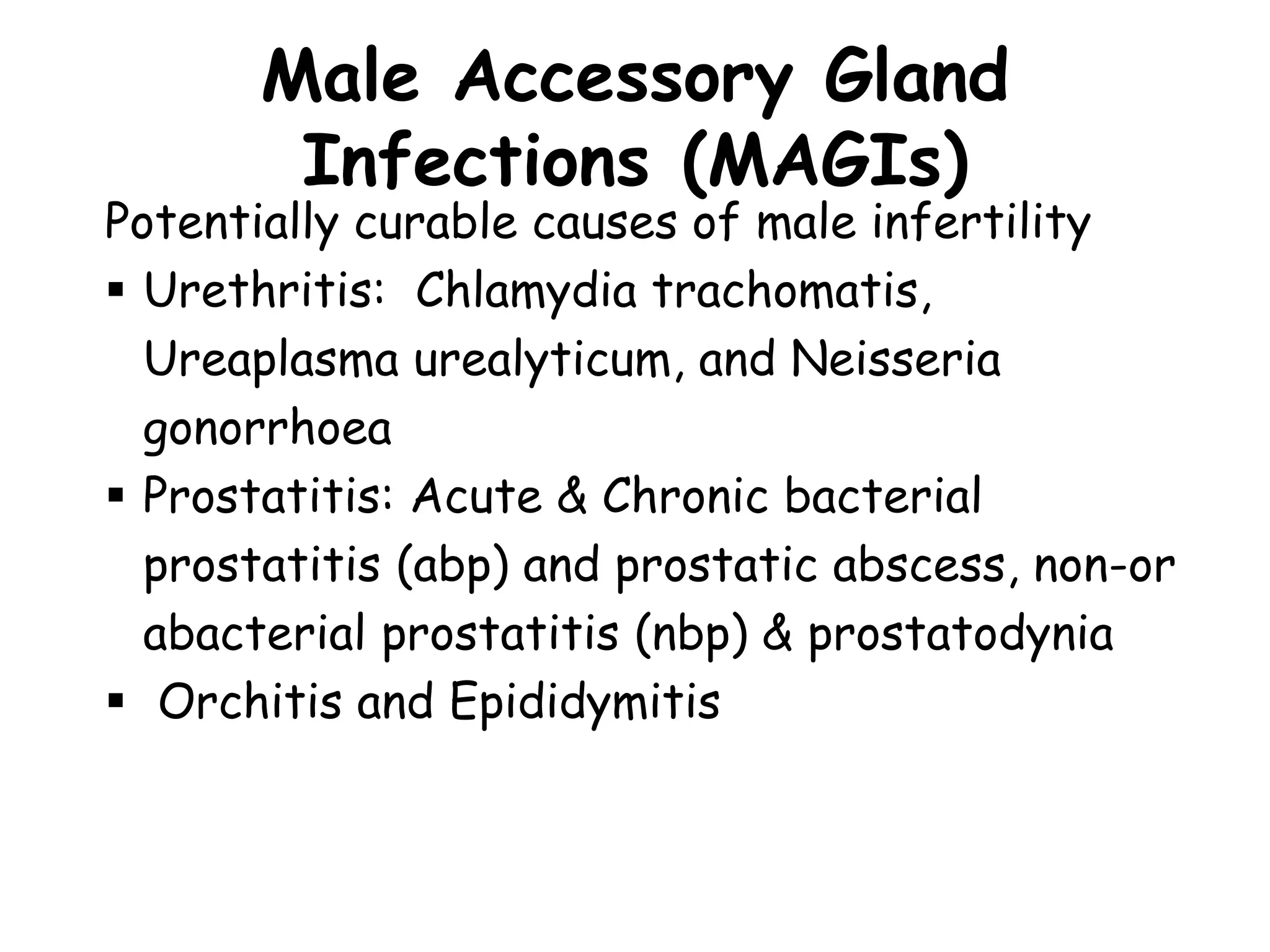 Physiology of Male Infertility | Seeds of Innocence | PPTX