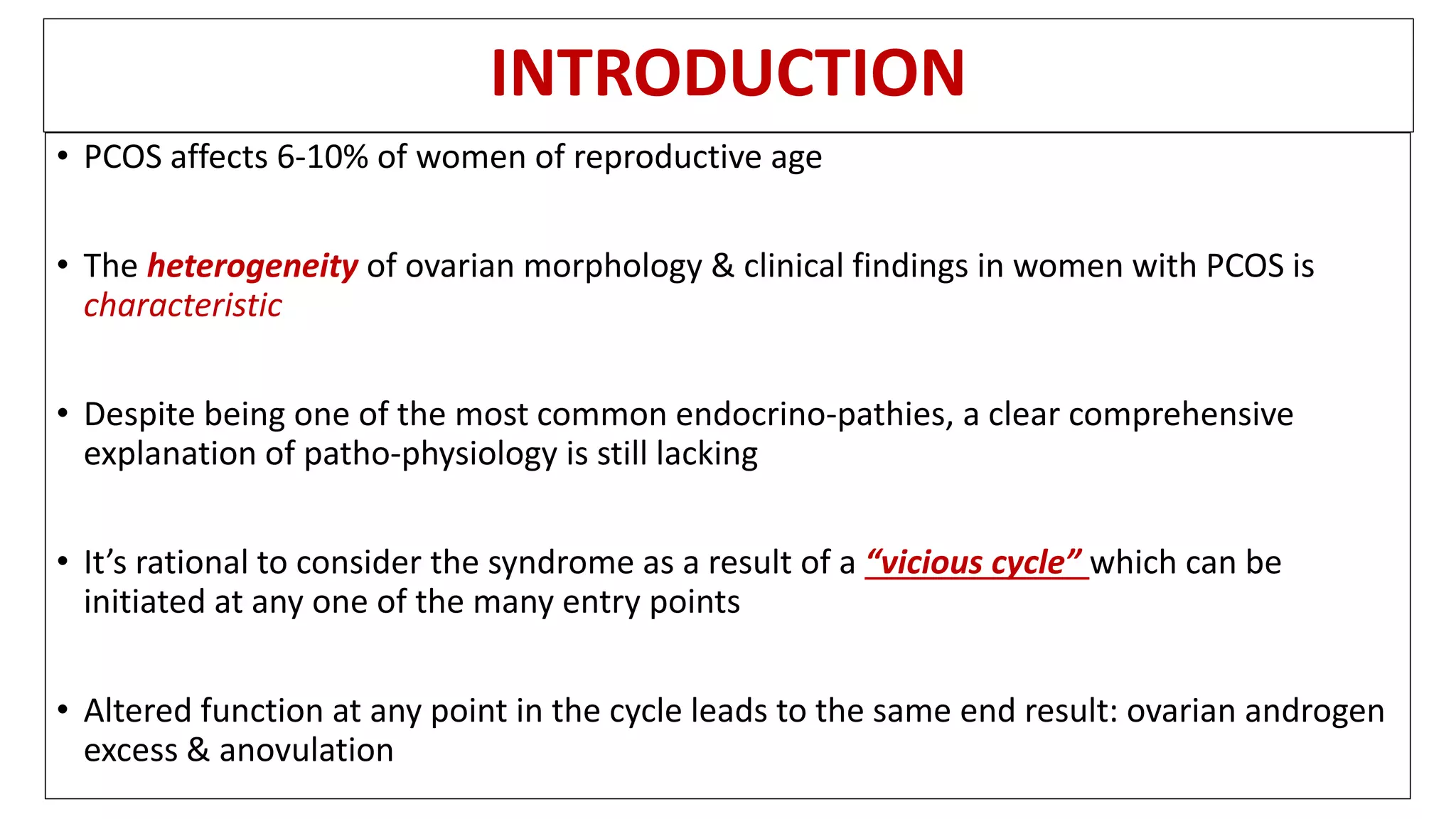Patho physiology of pcos | PPTX