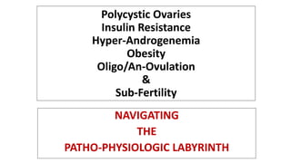 Patho physiology of pcos | PPTX