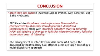 Patho physiology of pcos | PPTX