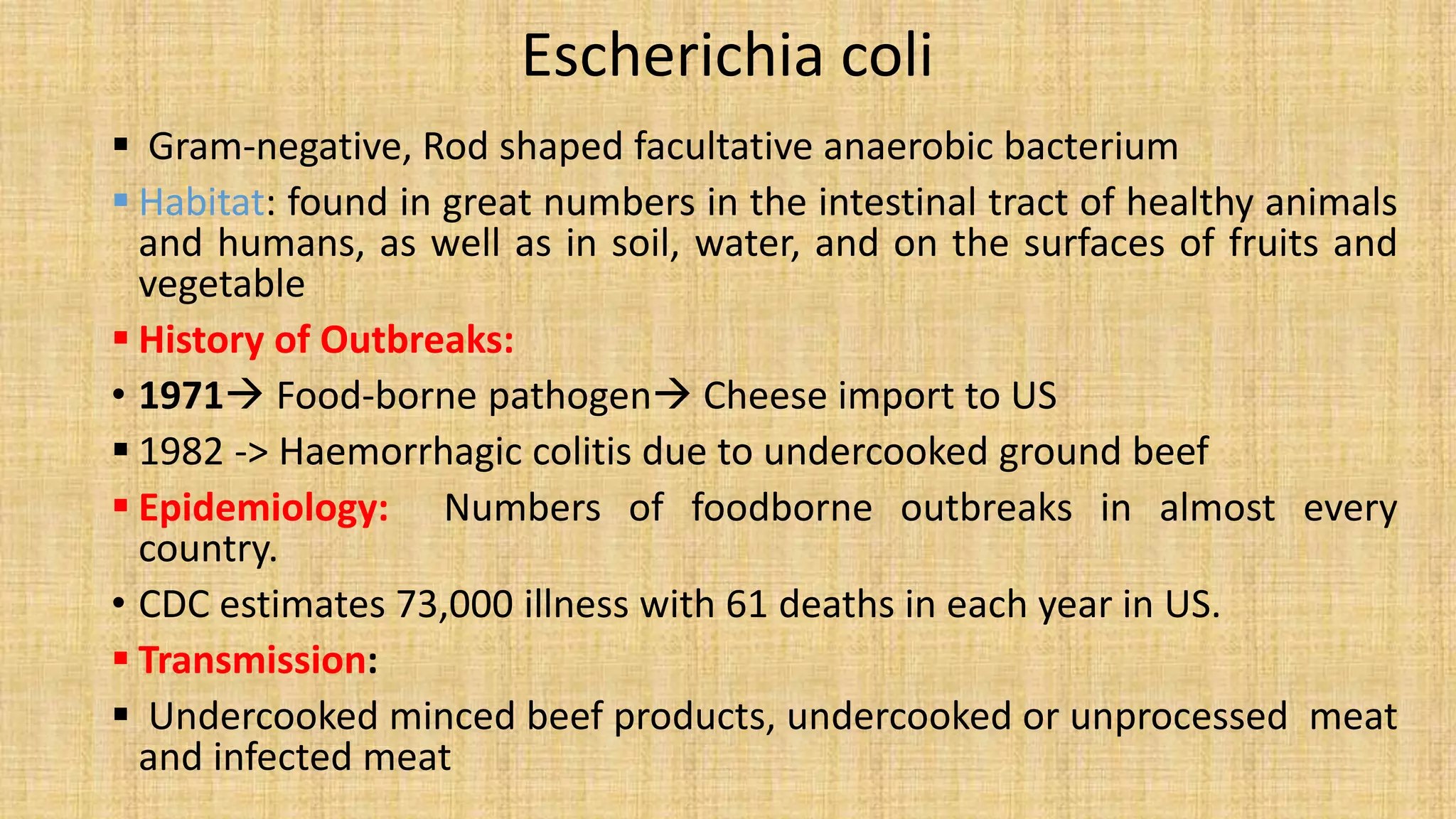 Meat Borne Diseases | PPTX
