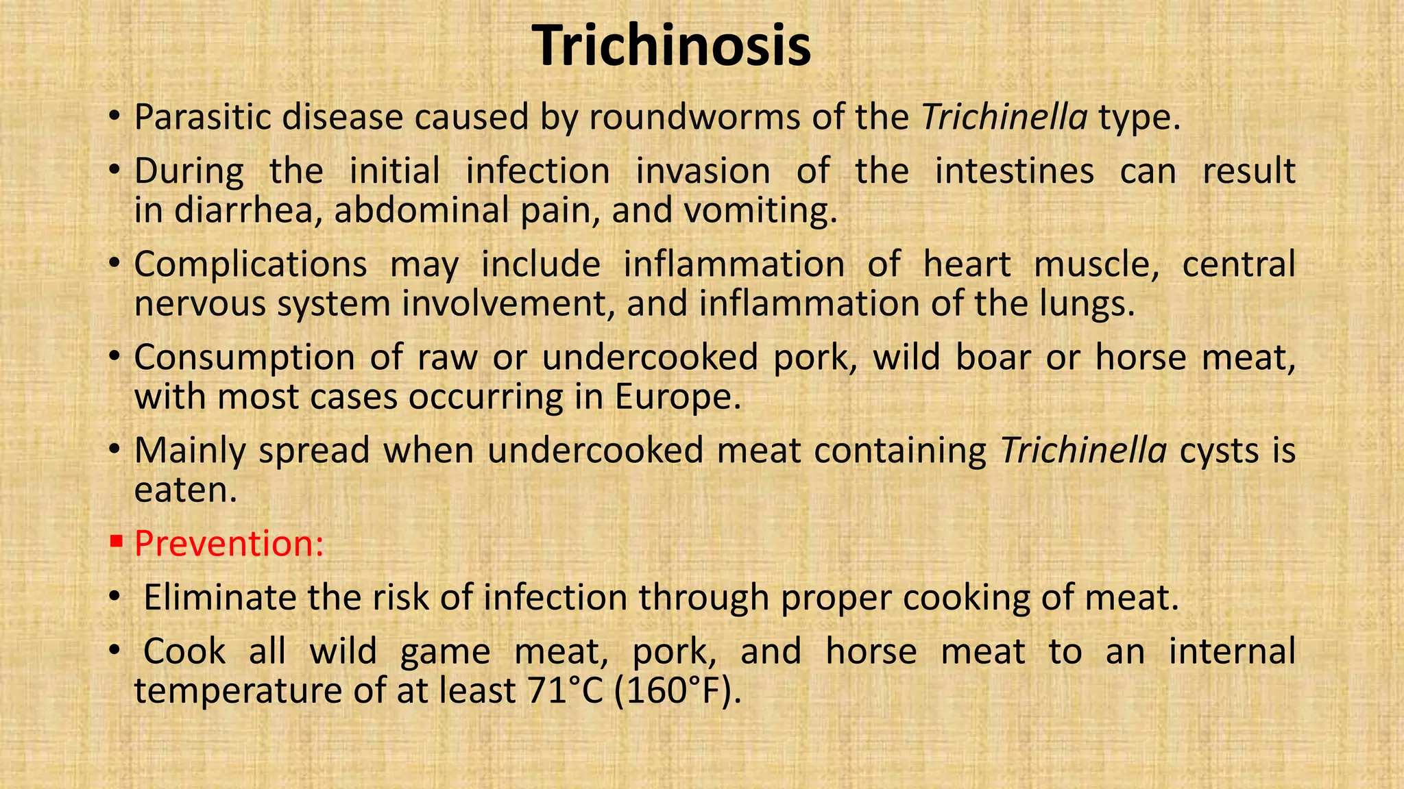 Meat Borne Diseases | PPTX