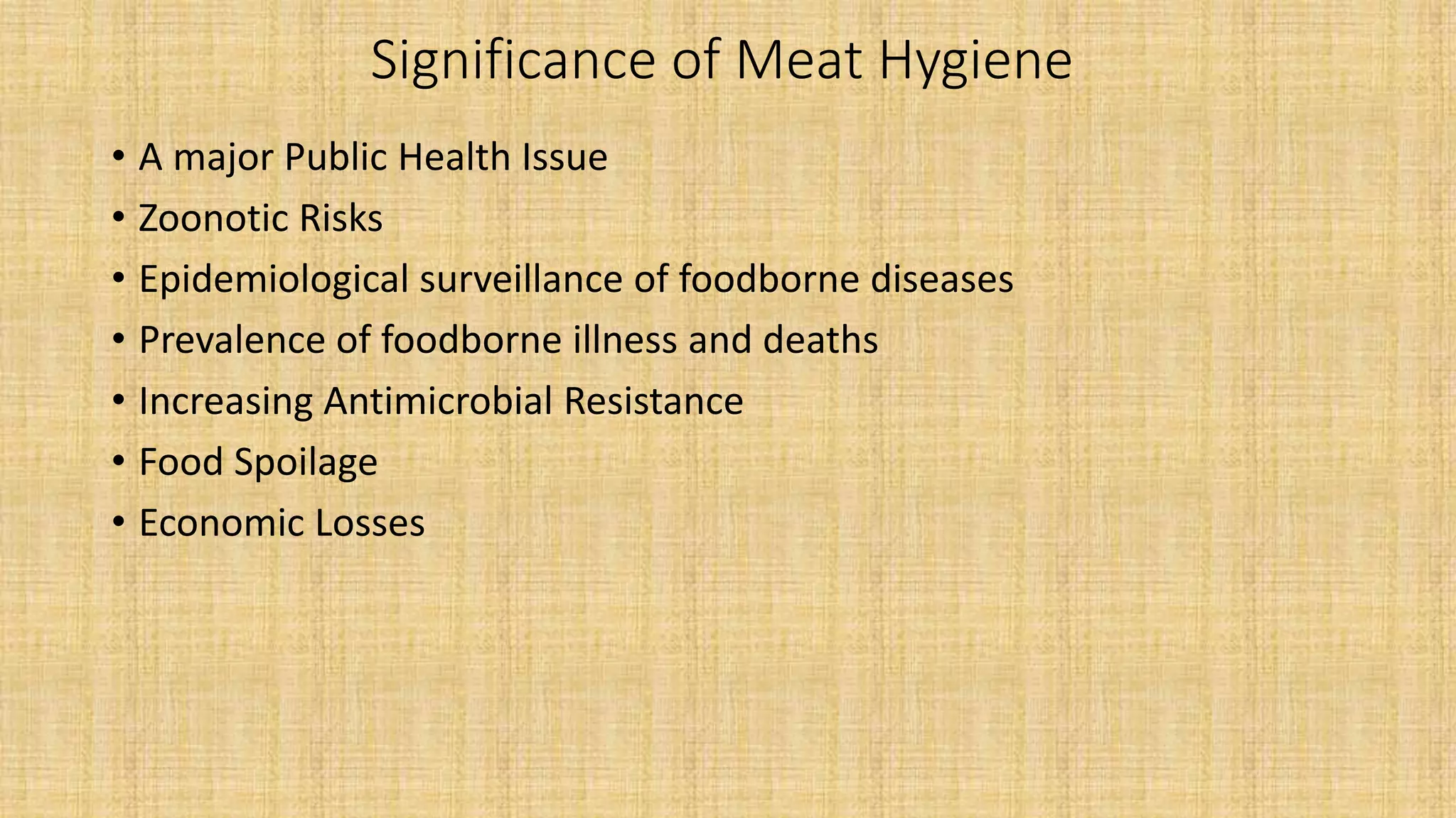 Meat Borne Diseases | PPTX