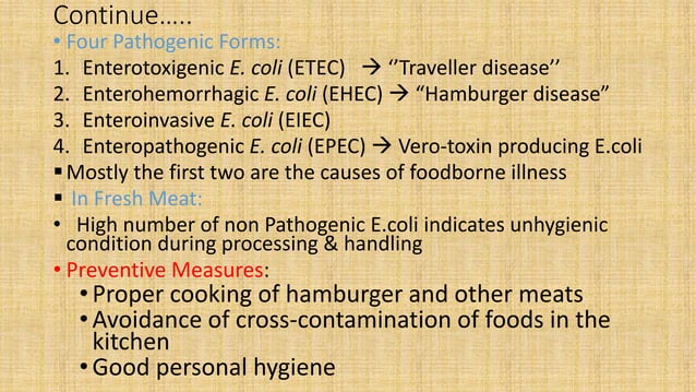 Meat Borne Diseases | PPTX