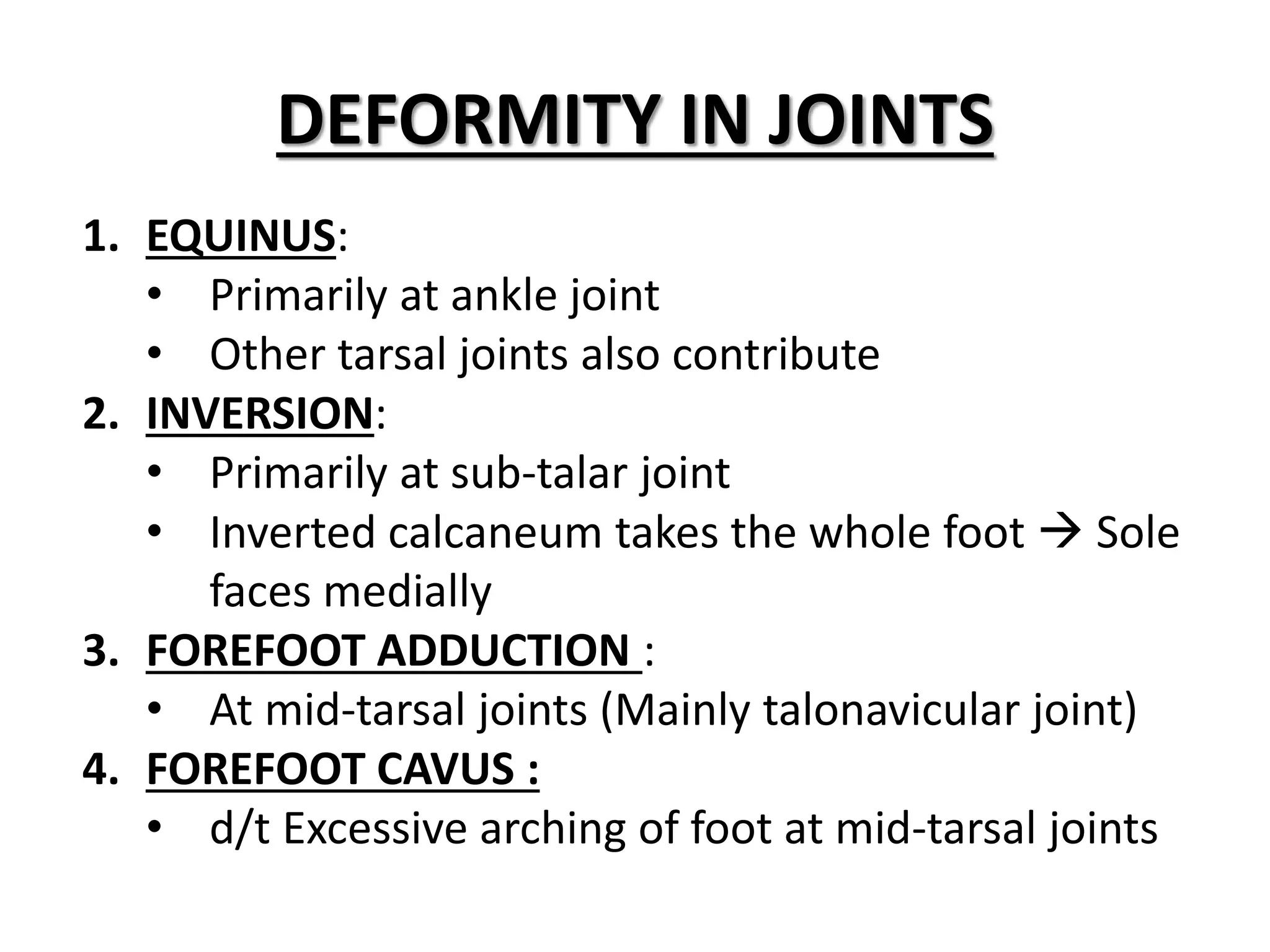 Pathoanatomy Of CTEV | PPTX