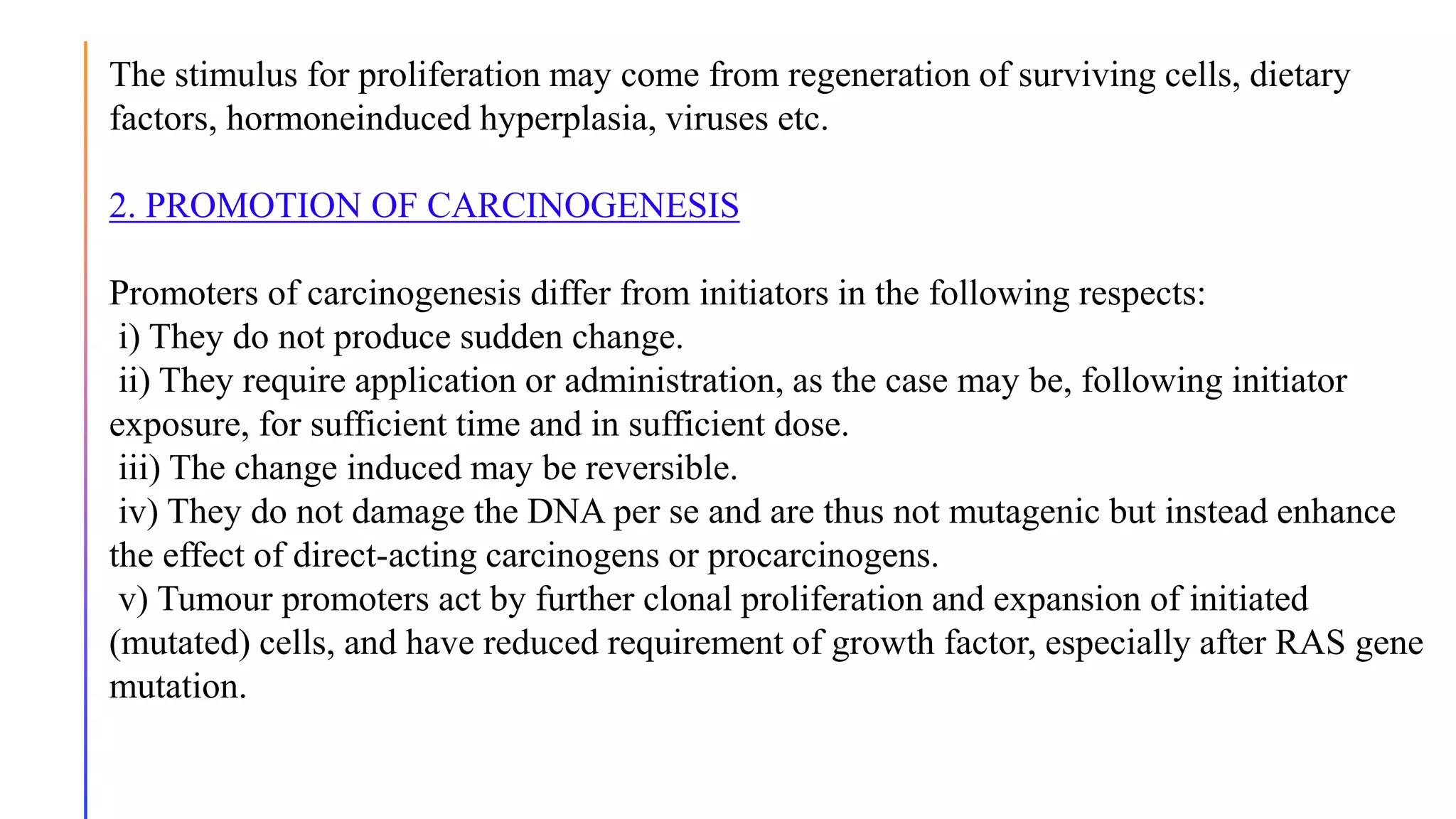 Pathogenesis of cancer | PPTX