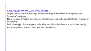 Pathogenesis of cancer | PPTX