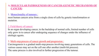 Pathogenesis of cancer | PPTX