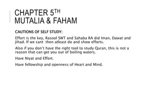 Path of Quran chapter 5 from the book Quran ka Rasta | PPT | Free Download