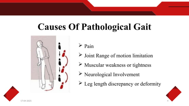Pathological Gait, Micro teaching on pathological gait | PPT