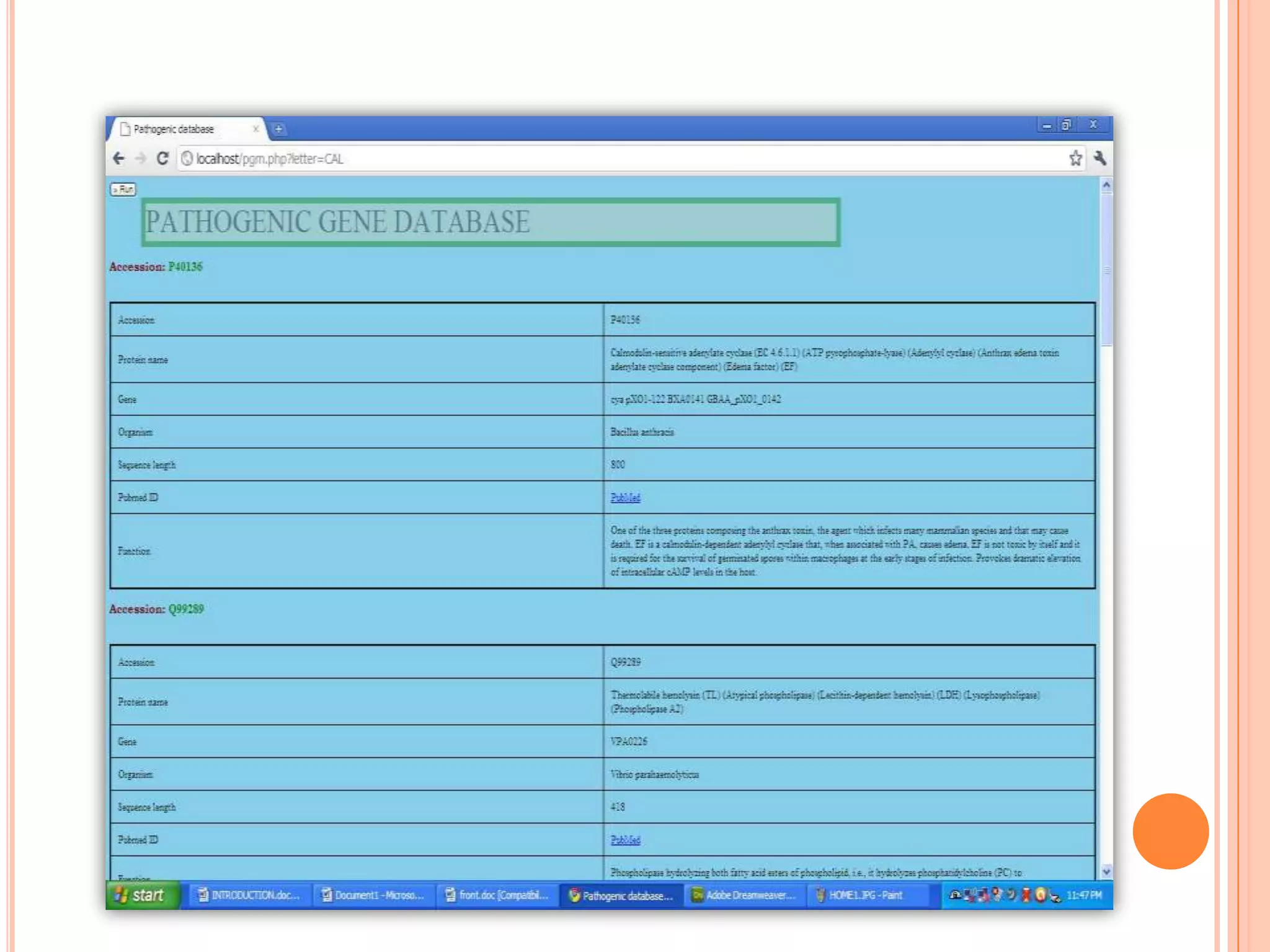 Pathogenic Gene Database of Human Pathogen | PPSX