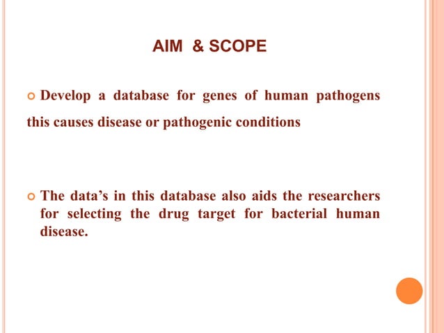 Pathogenic Gene Database of Human Pathogen | PPT