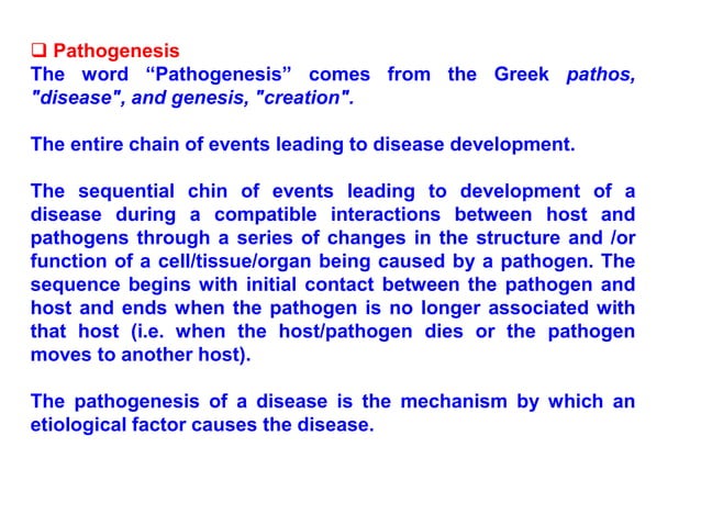 Pathogenesis | PPTX