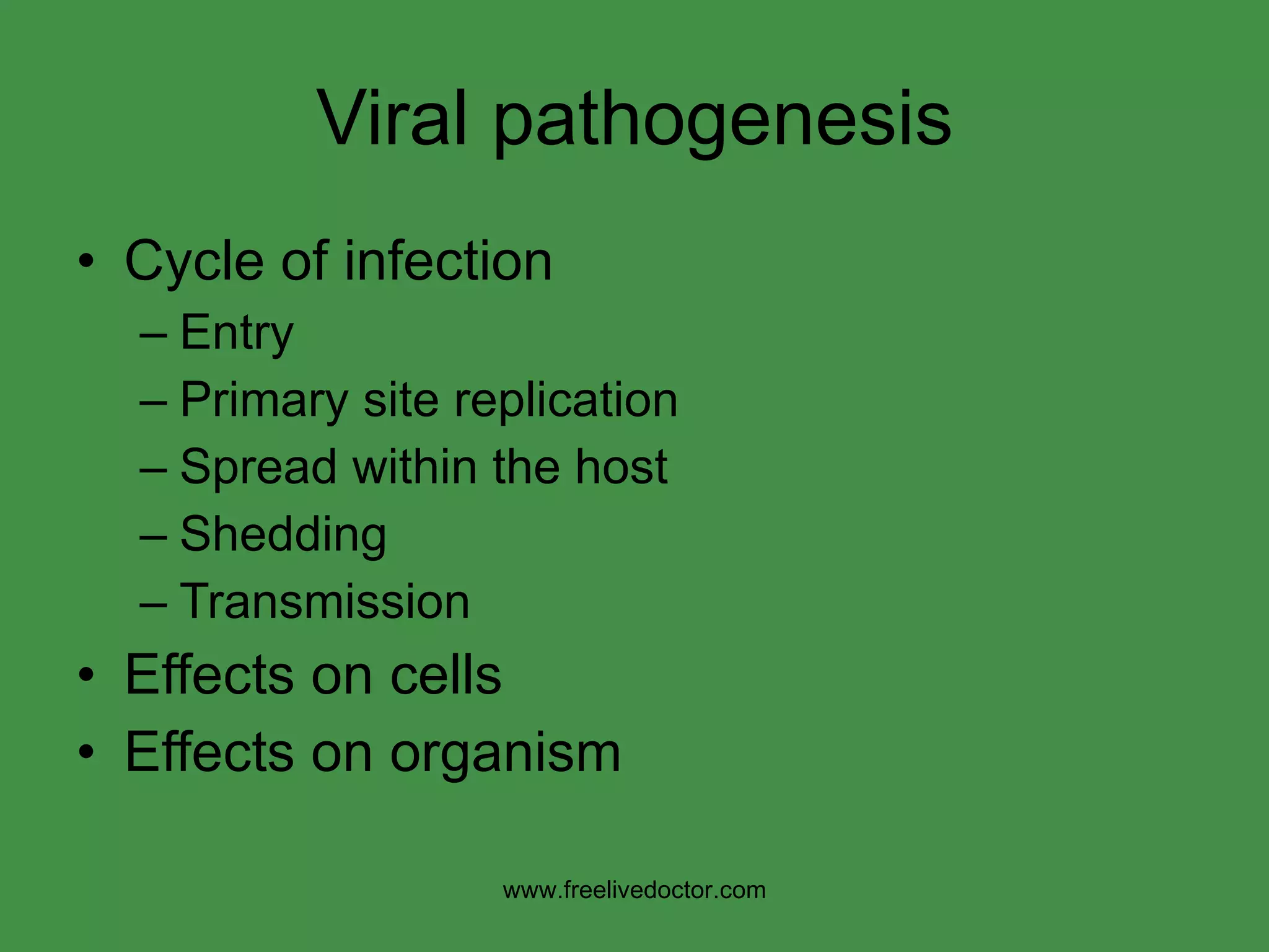 Pathogenesis Virus | PPT