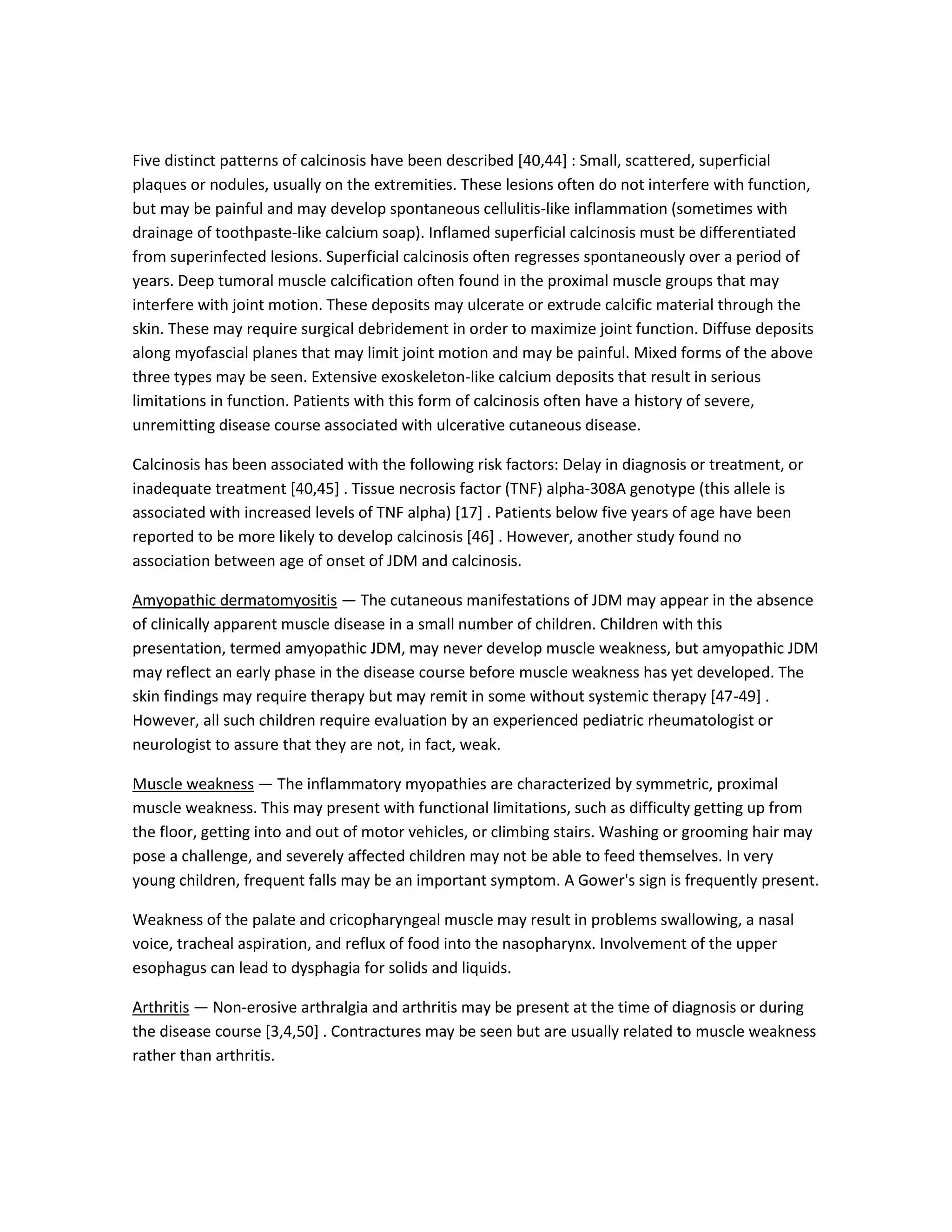 Pathogenesis And Clinical Manifestations Of Juvenile Dermatomyositis ...