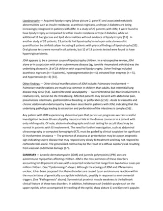 Pathogenesis And Clinical Manifestations Of Juvenile Dermatomyositis ...