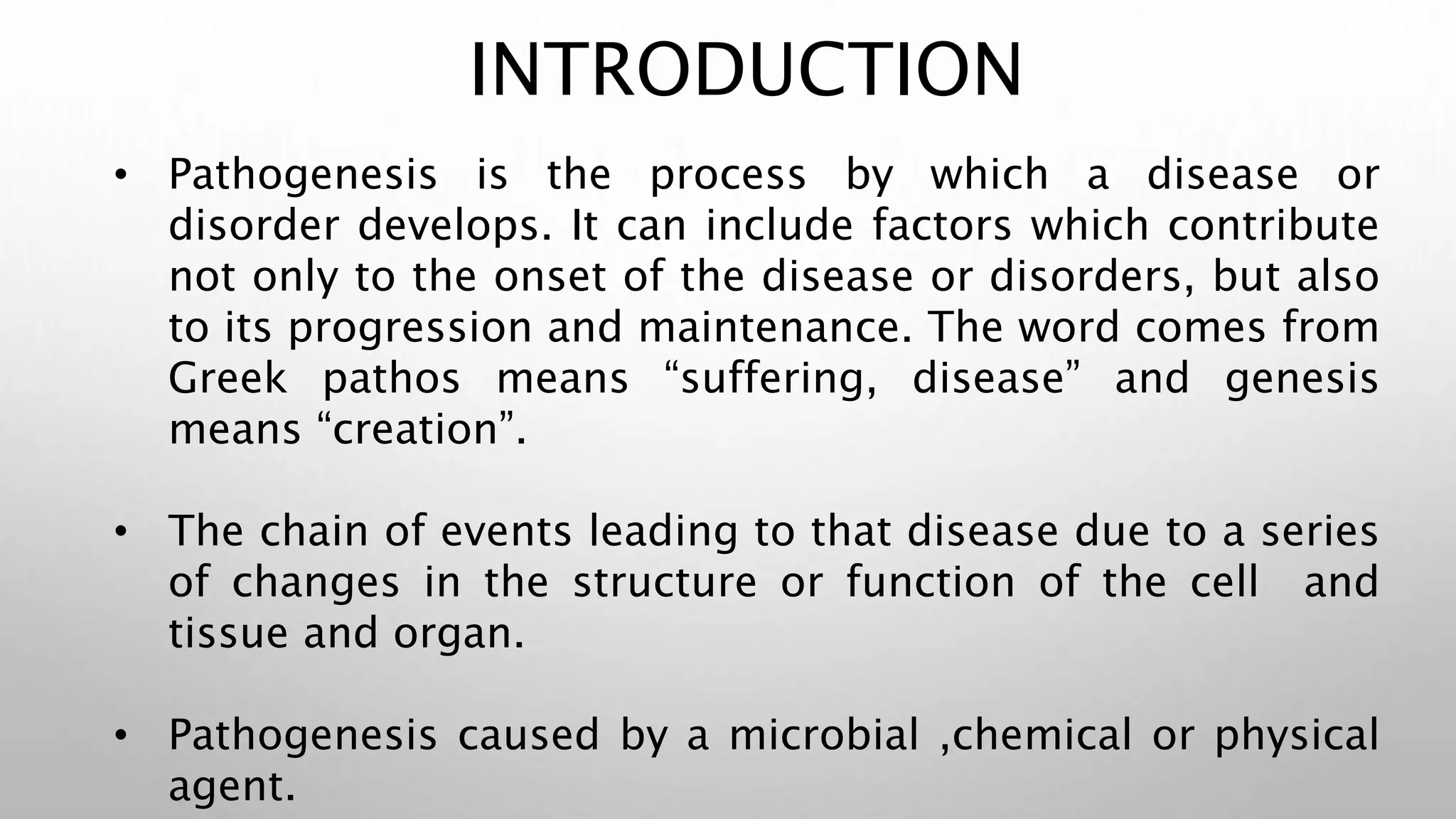 PATHOGENESIS | PPTX