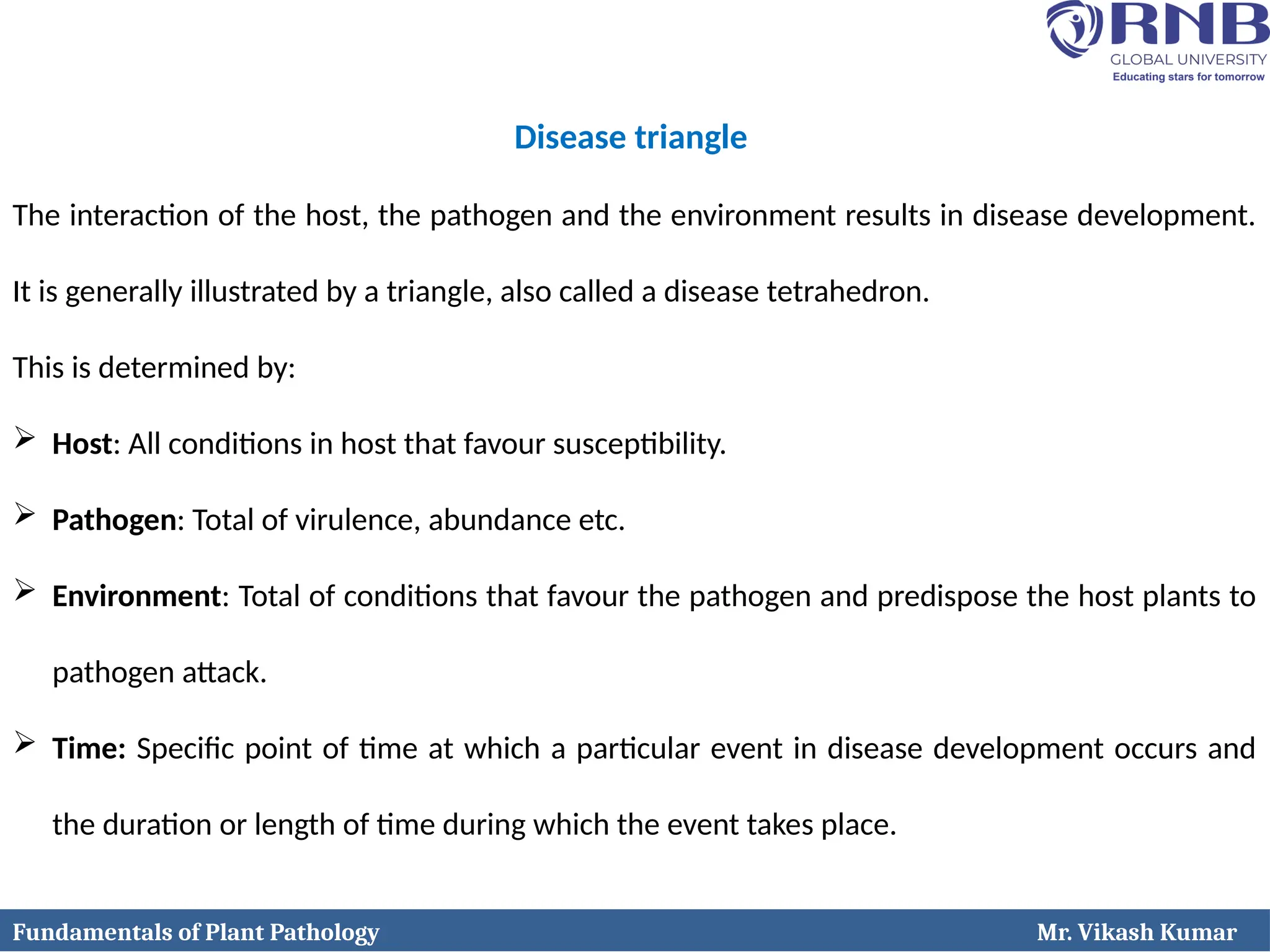 Pathogenesis causes factors affecting disease development disease ...