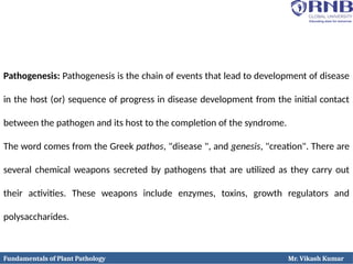 Pathogenesis causes factors affecting disease development disease ...