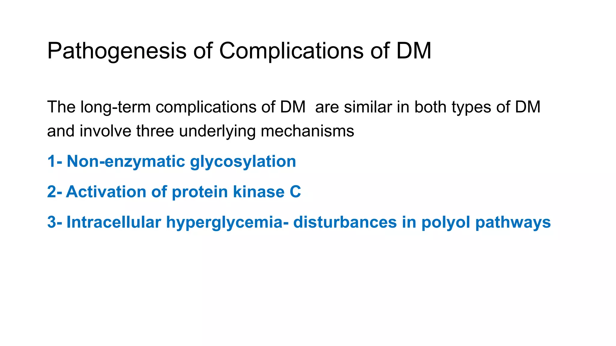 Pathogenesis DM | PPTX