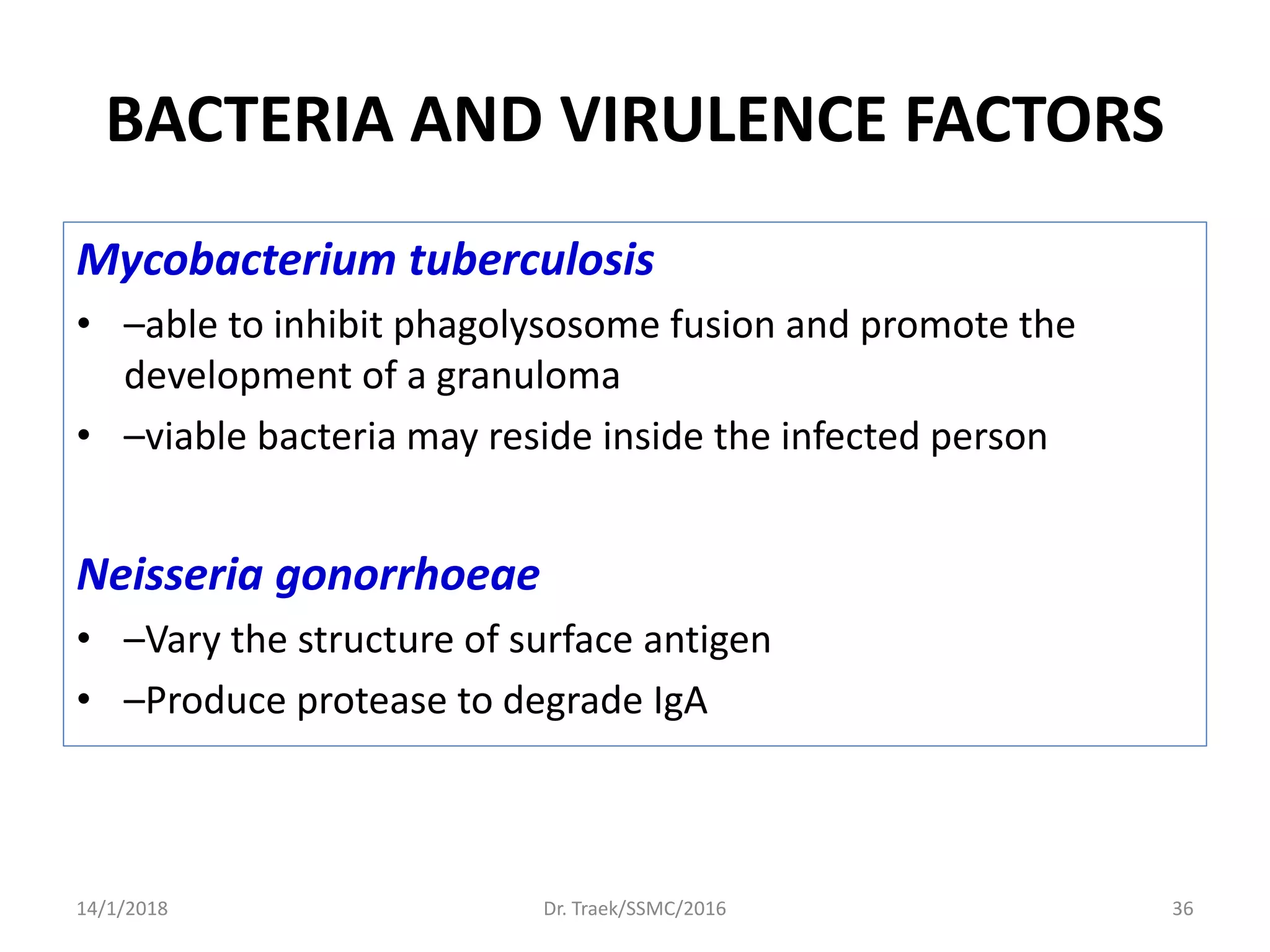 Pathogenesis i bacterial virulence factors | PPTX