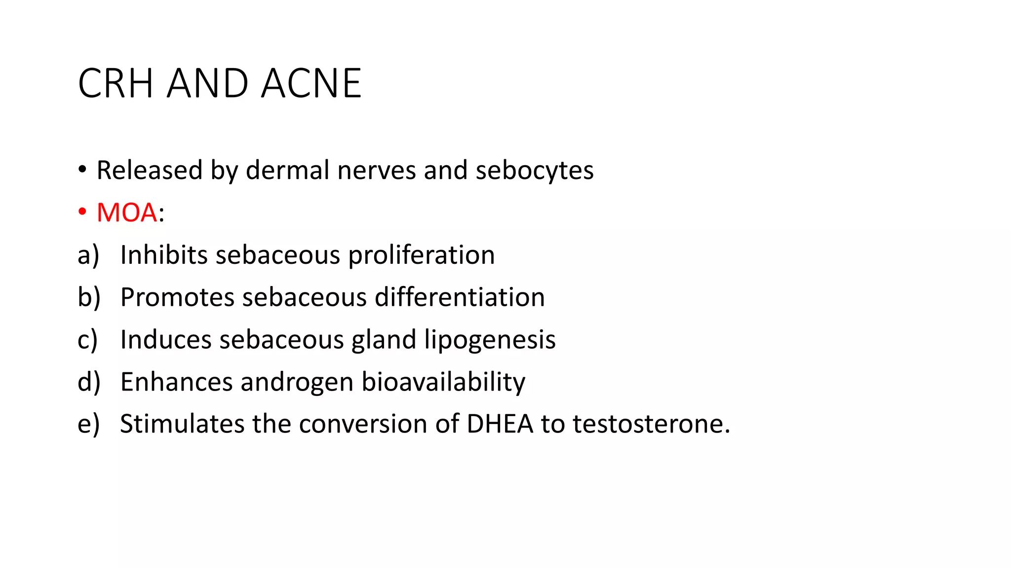 Pathogenesis of acne | PPT | Free Download