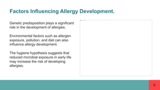 Pathogenesis Of Allergy reaction and prevention | PPT