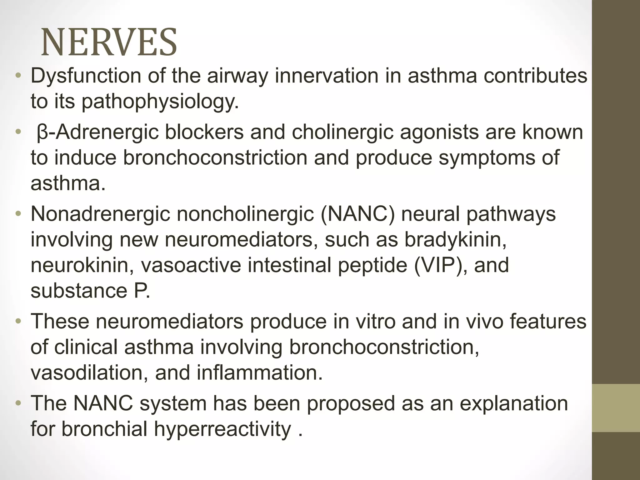 Pathogenesis of asthma | PPTX