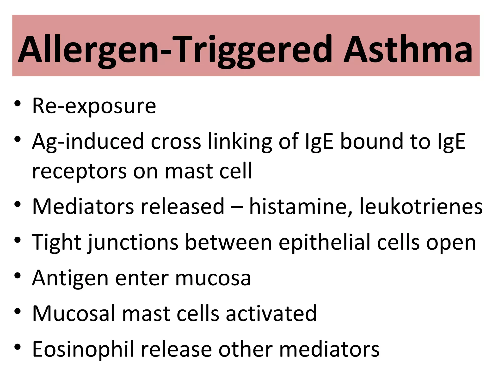 Pathogenesis of bronchial asthma | PPT