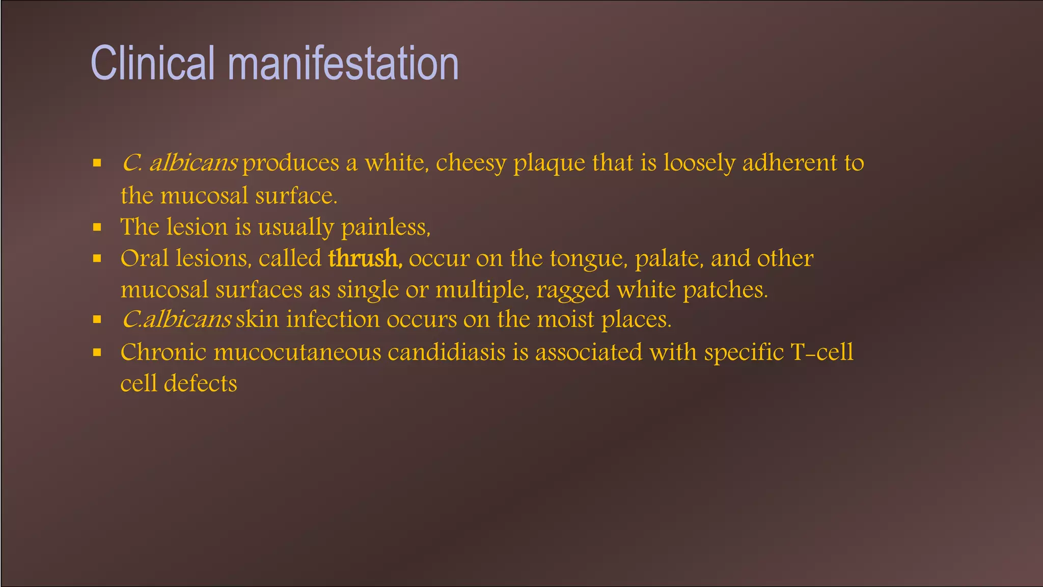 Pathogenesis of candida | PPTX